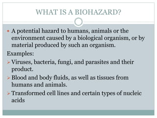 Biosafety lecture and bio hazards 1.pptx