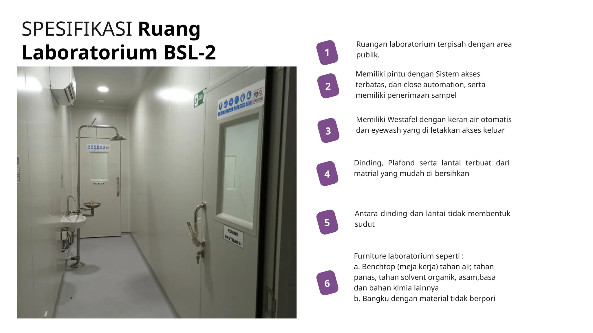 Bio safety level 2 laboratorium kesehatan | PPTX