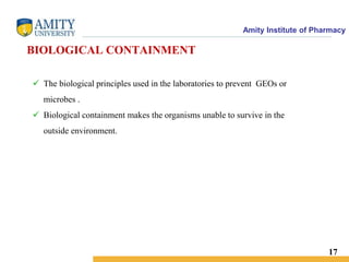 Biosafety level | PPT | Infectious Diseases | Diseases and Conditions