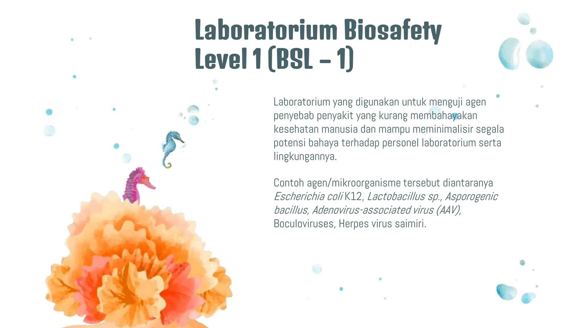Biosafety Level di laoratorium secara umum.pptx
