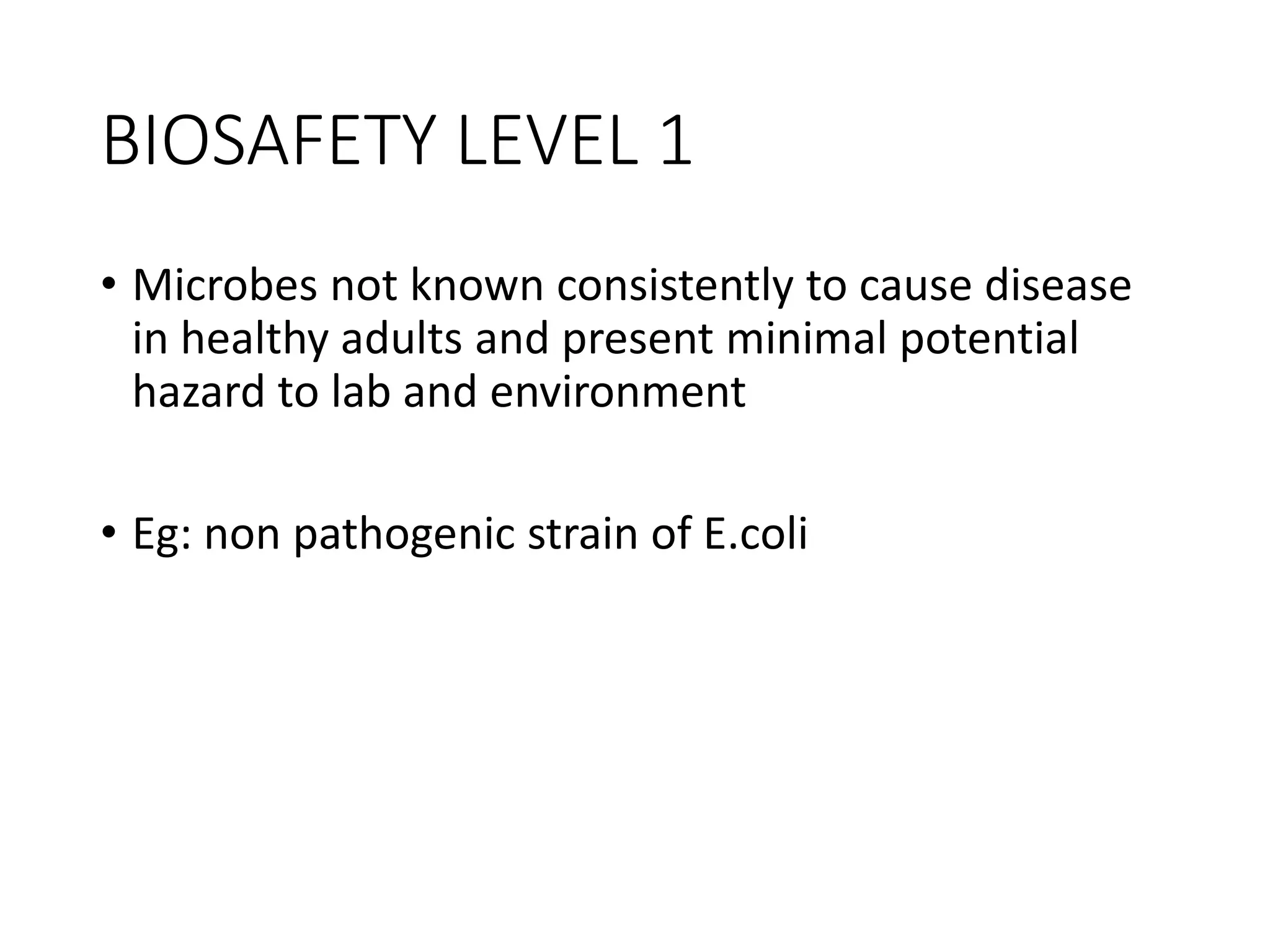 BIOSAFETY LEVEL and Biosafety cabinet-WPS Office.pptx
