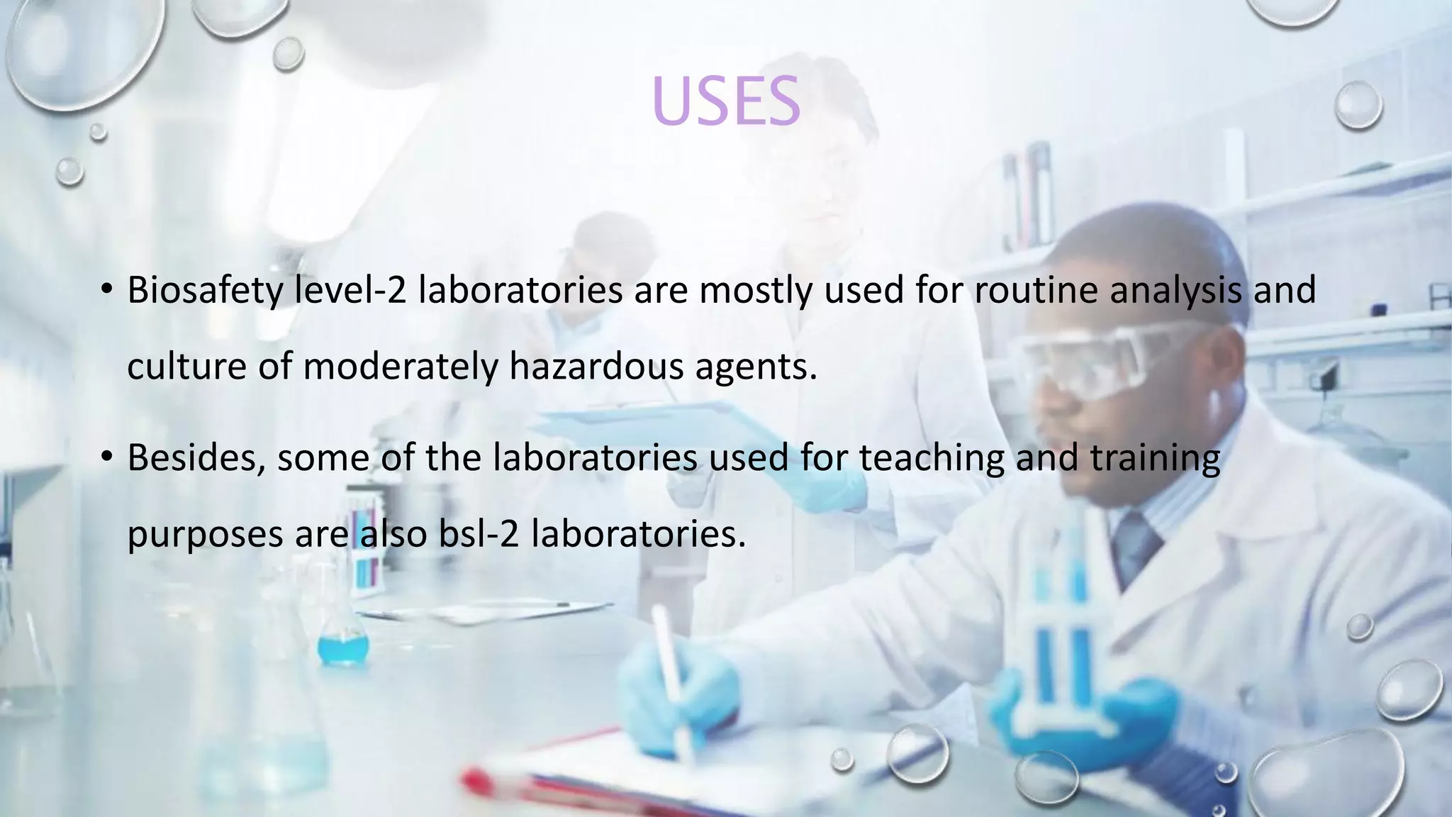 Biosafety level 2 | PPTX