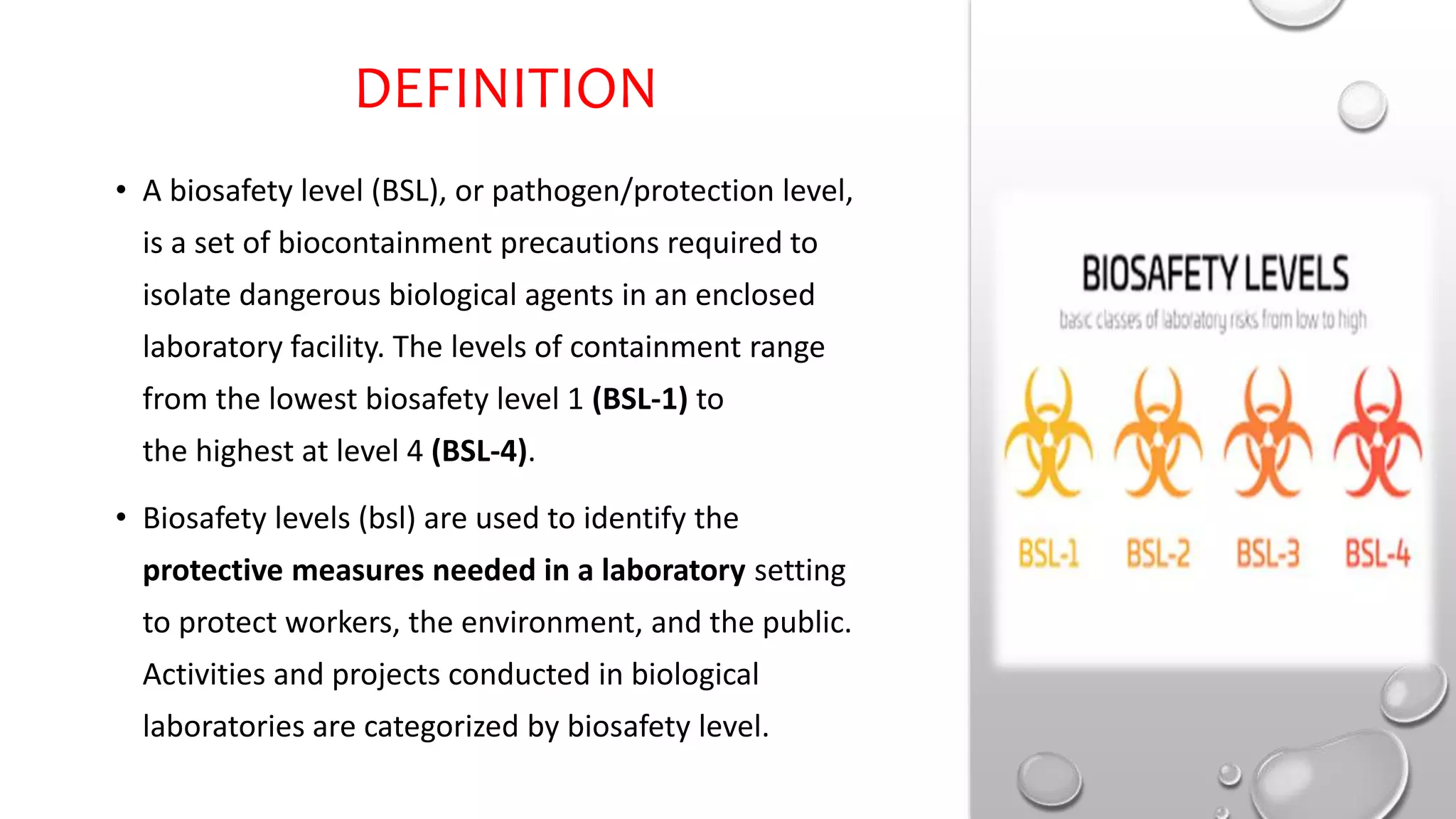 Biosafety level 2 | PPTX
