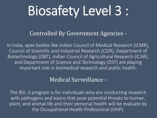 BIOSAFETY LEVEL 3.pptx