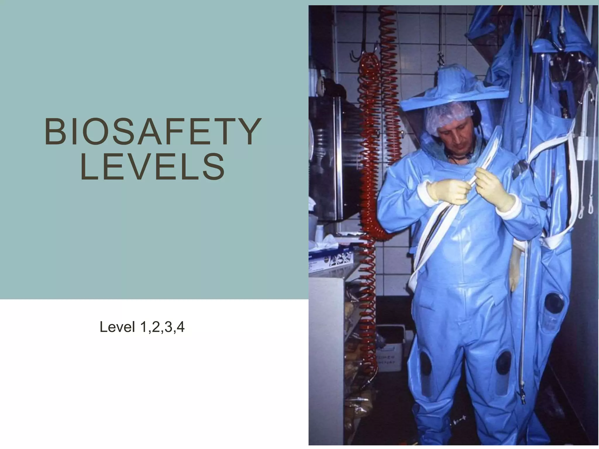 Biosafety levels with video guideline | PPT