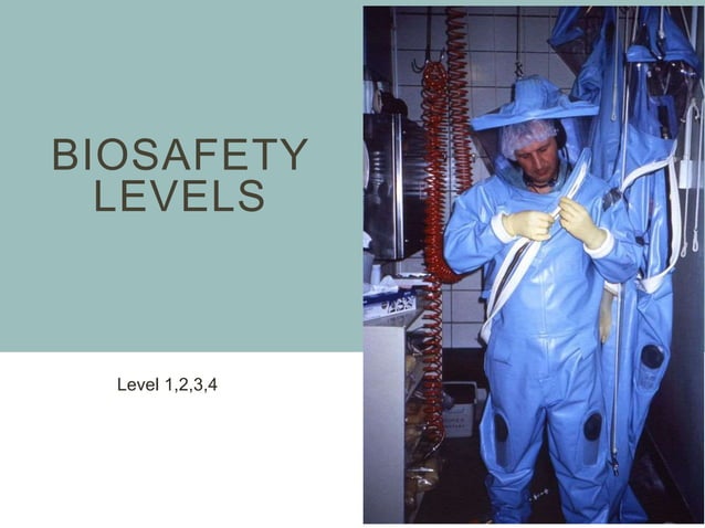 Biosafety levels with video guideline | PPT