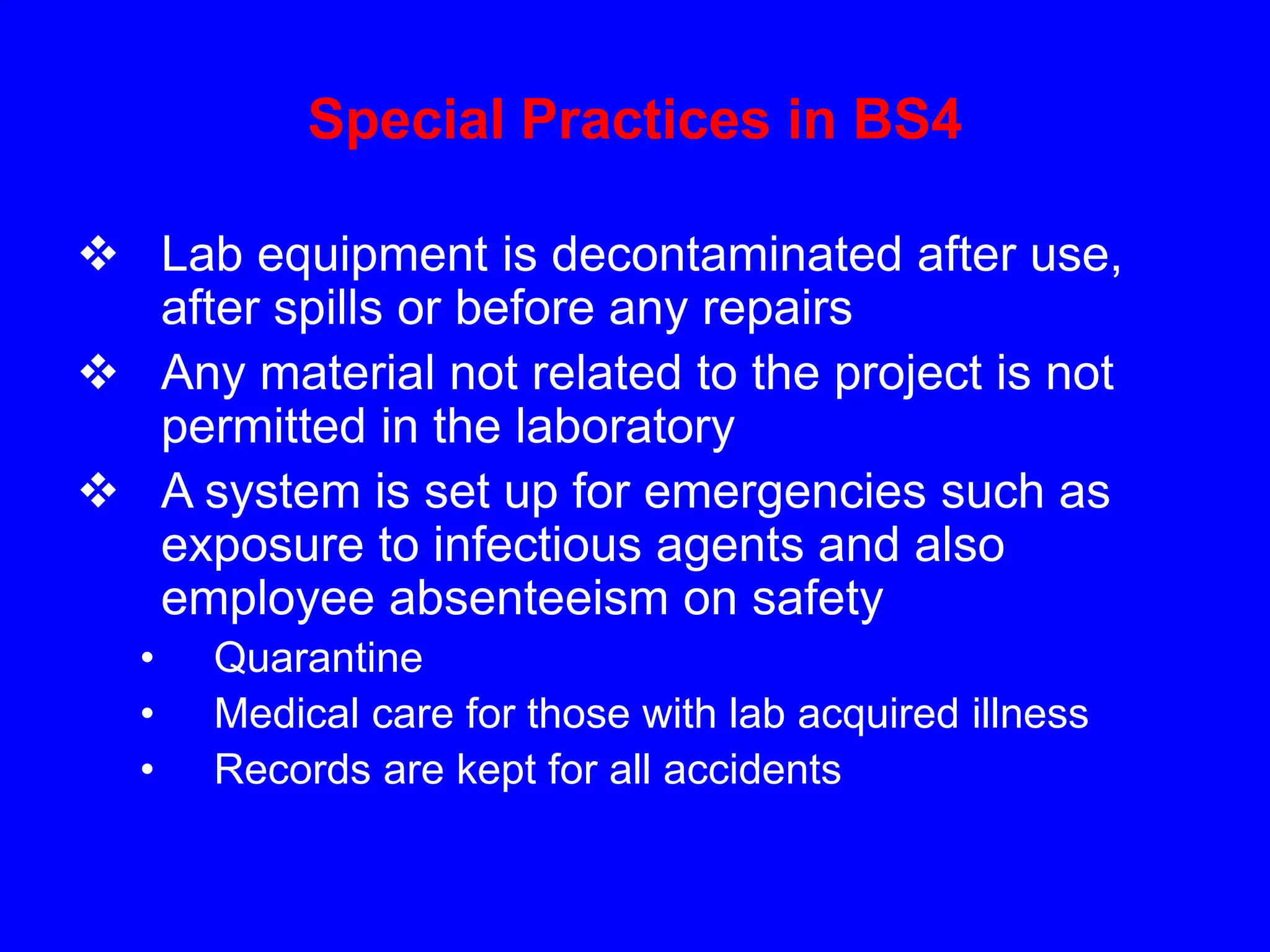 Different Biosafety levels of laboratory.ppt