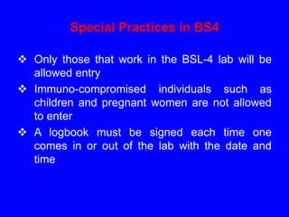 Different Biosafety levels of laboratory.ppt