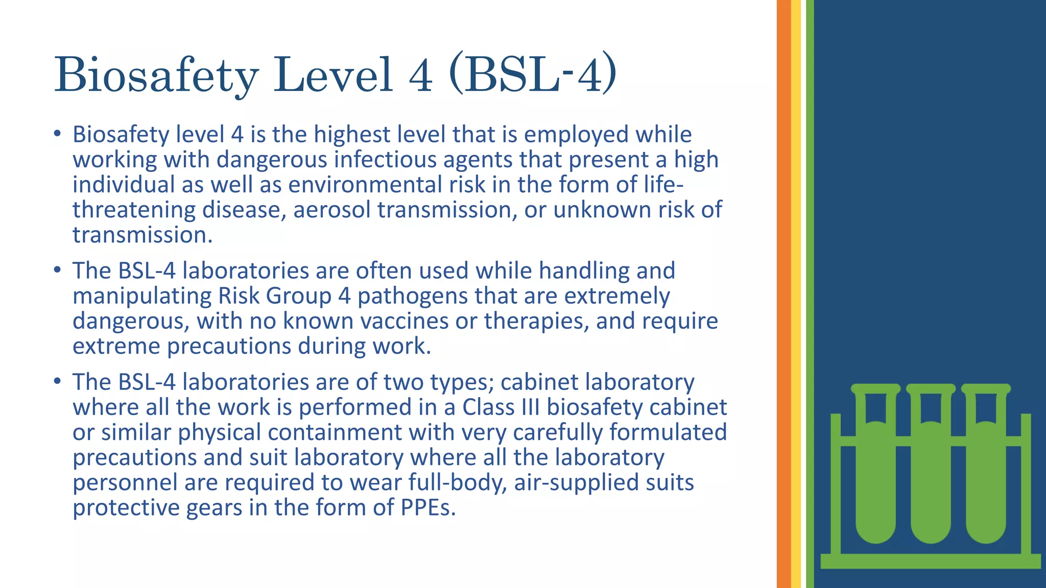 Biosafety Levels by Francis and Prasoona .pptx