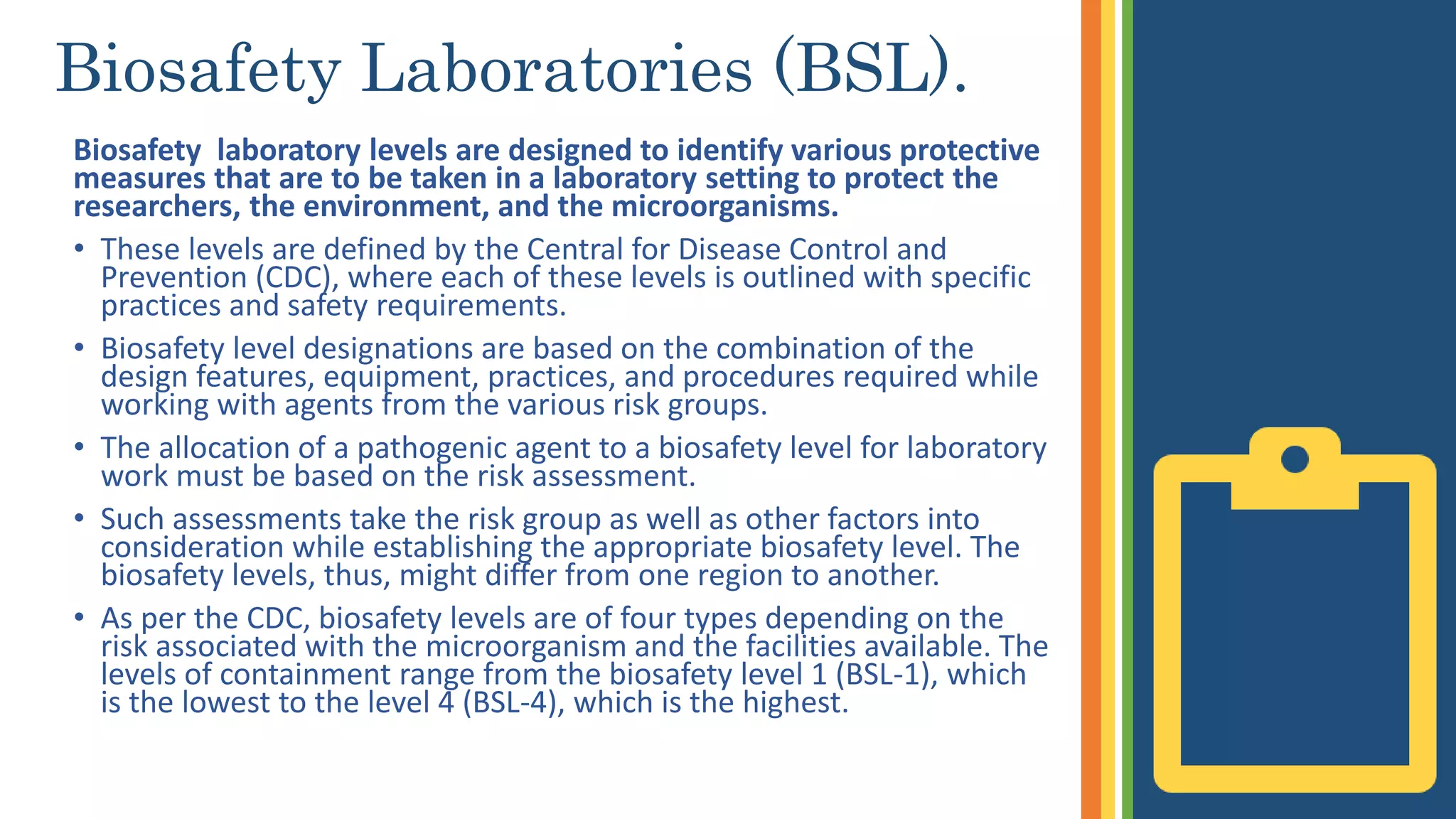 Biosafety Levels by Francis and Prasoona .pptx