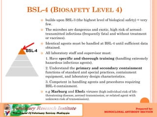 Recognizing the Biosafety level | PPT