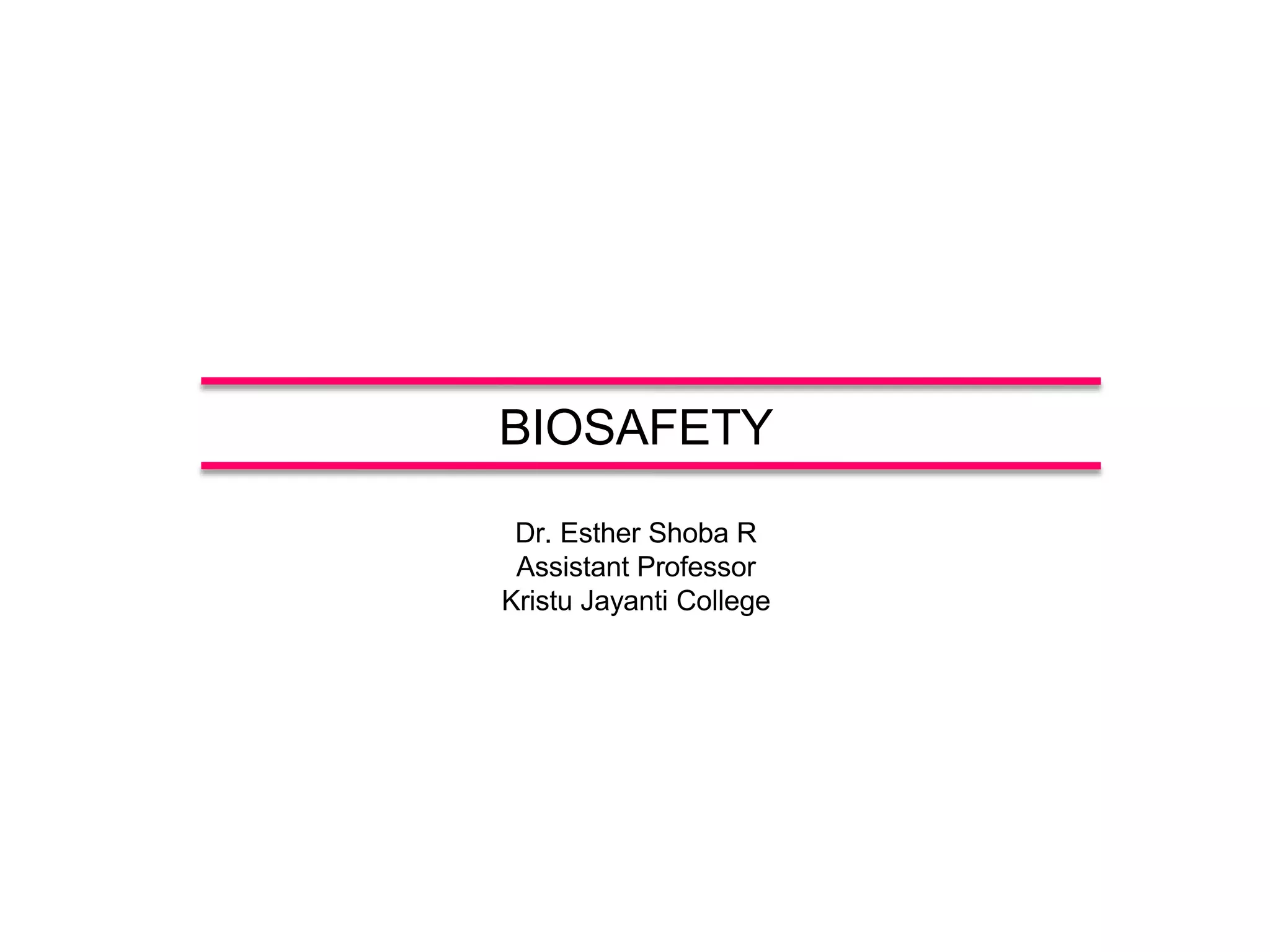 BIOSAFETY MANAGEMENT.ppt