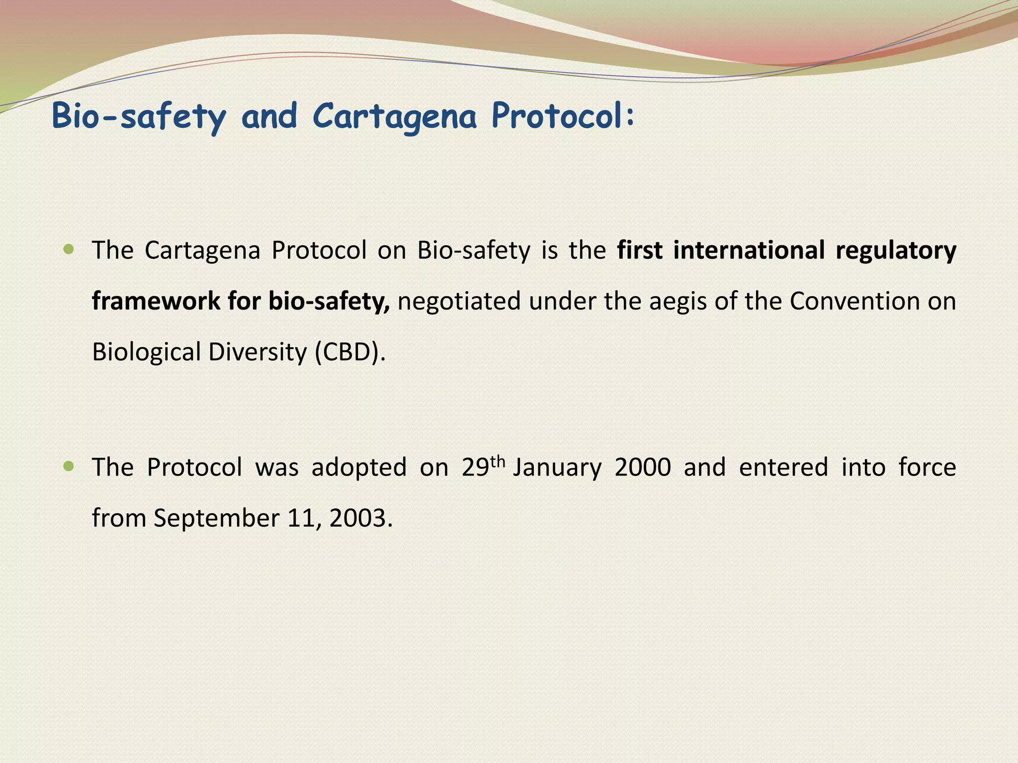 Biosafety issues related to GM crops | PPTX