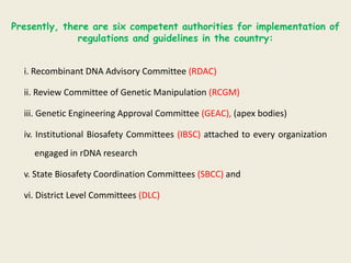 Biosafety issues related to GM crops | PPTX