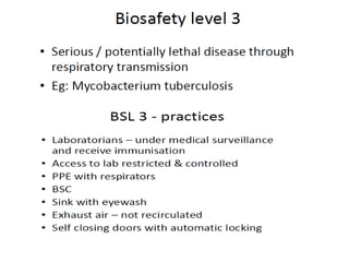 Biosafety Presentation (Basic concept) ) | PPT
