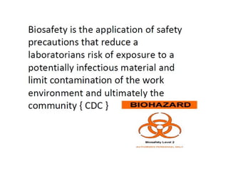 Biosafety Presentation (Basic concept) ) | PPT | Free Download