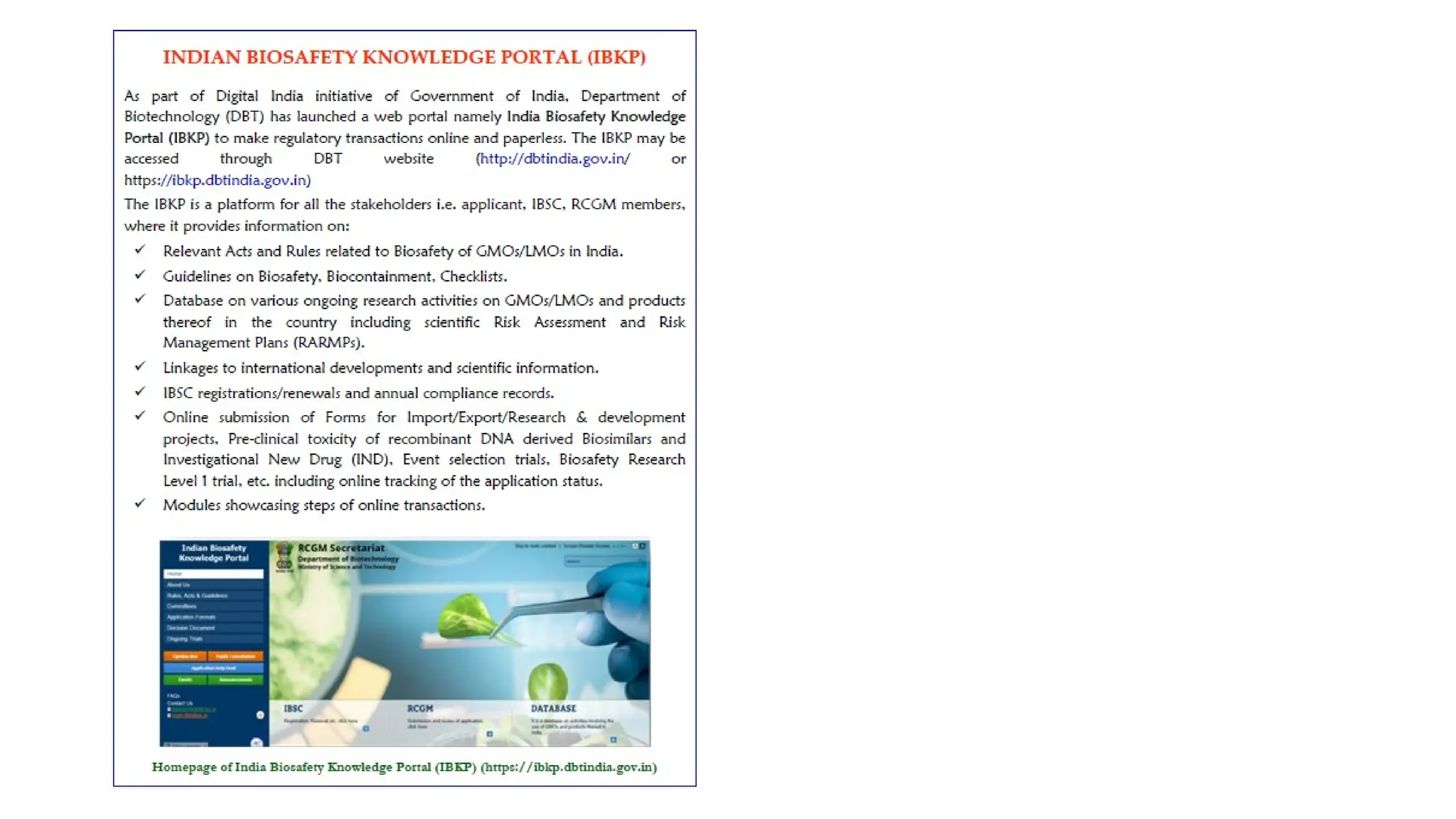 Biosafety (Biosafety Regulation Guidelines Institutional Biosafety ...