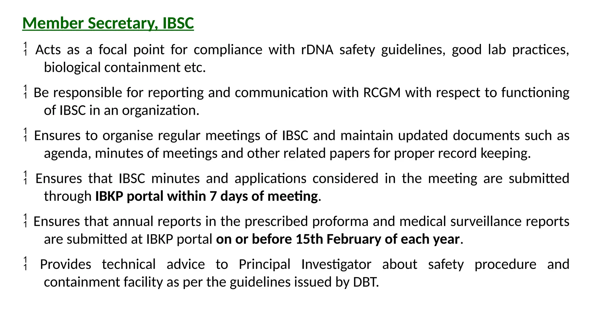 Biosafety (Biosafety Regulation Guidelines Institutional Biosafety ...