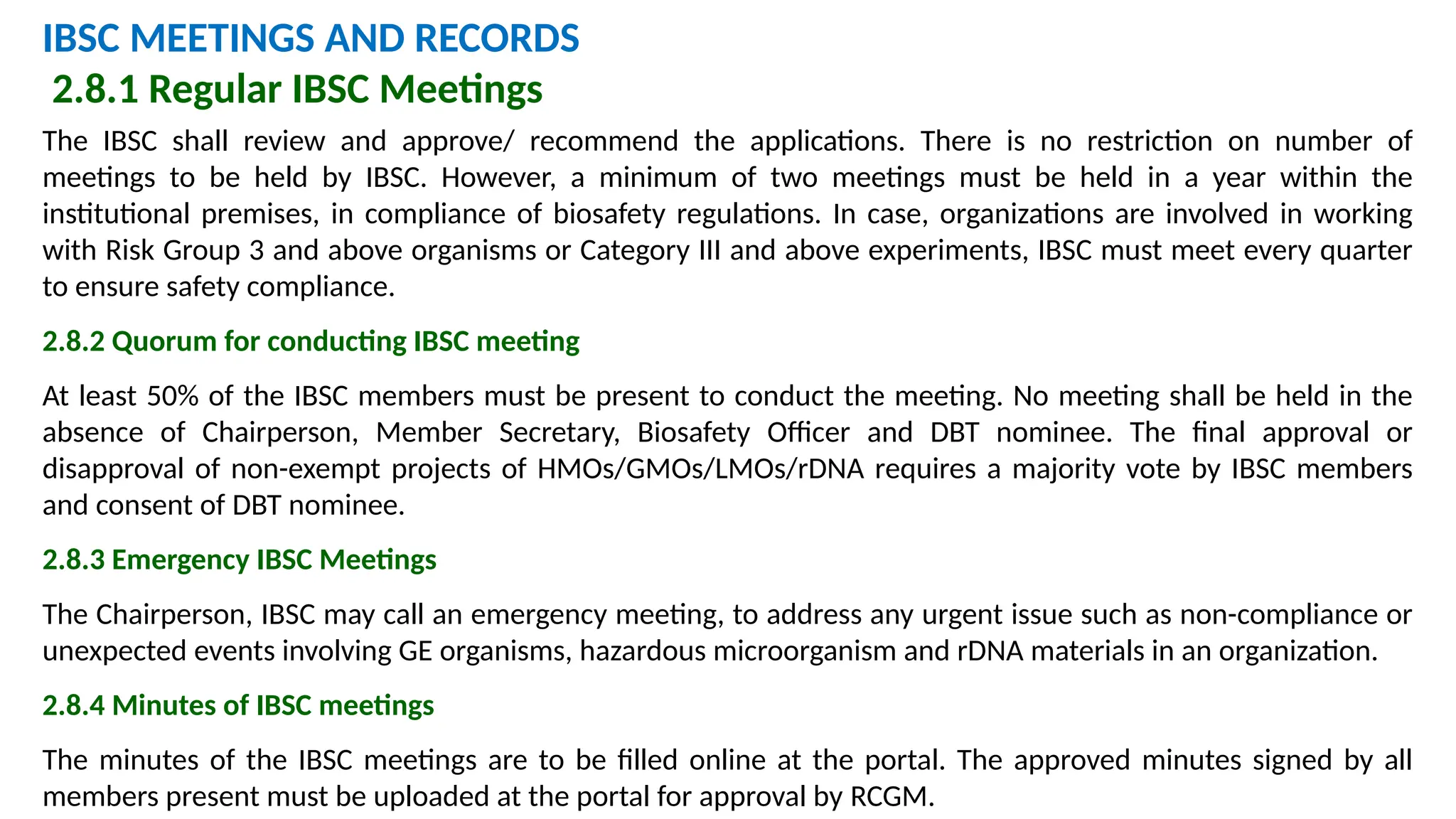 Biosafety (Biosafety Regulation Guidelines Institutional Biosafety ...