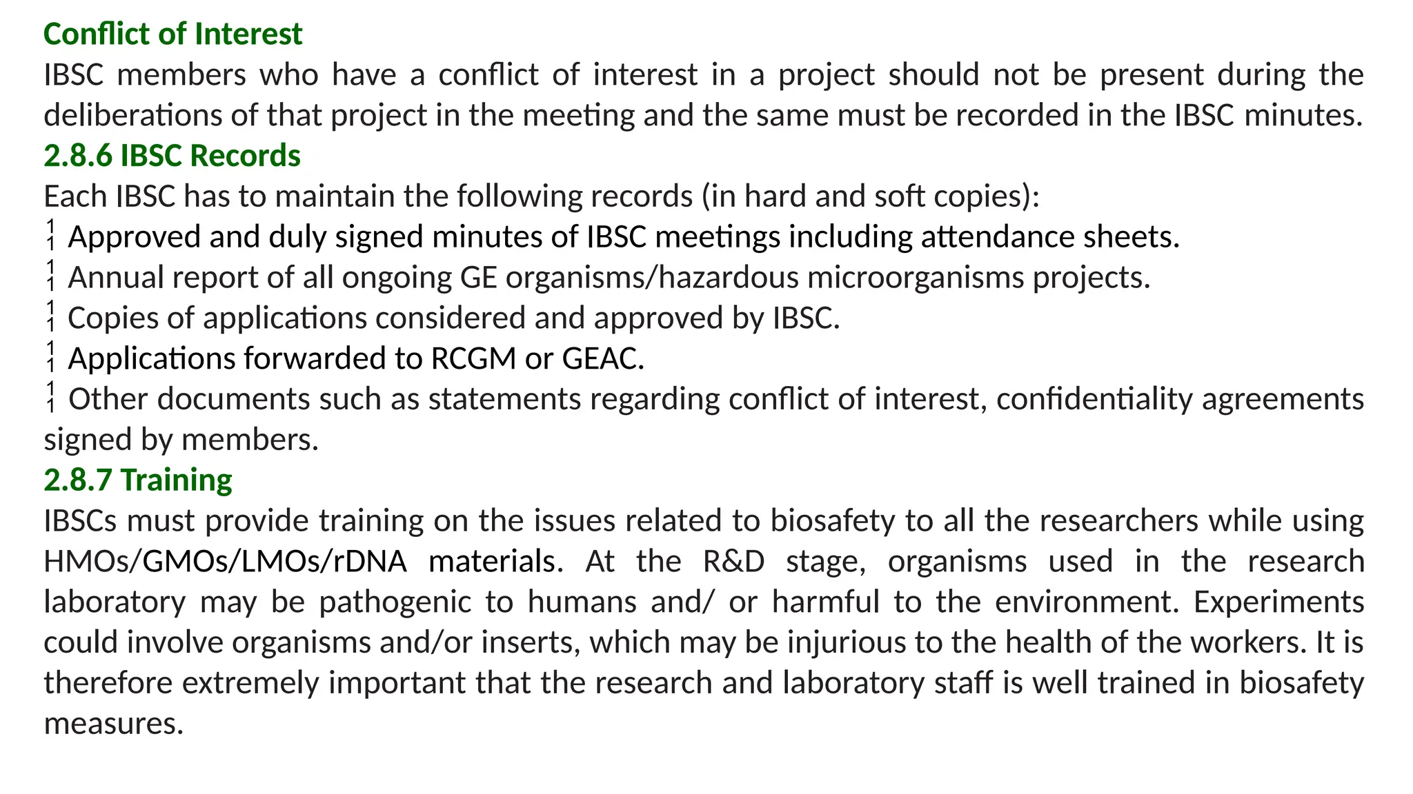 Biosafety (Biosafety Regulation Guidelines Institutional Biosafety ...