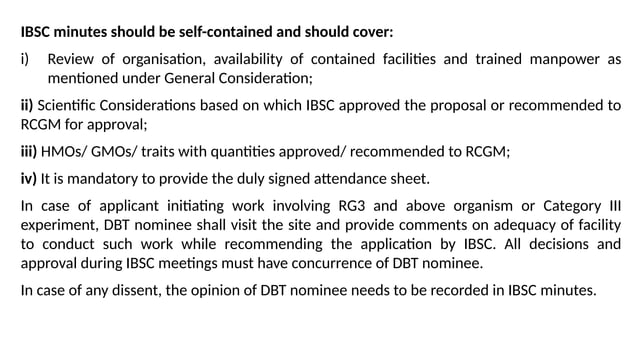 Biosafety (Biosafety Regulation Guidelines Institutional Biosafety ...