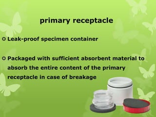 BIOSAFETY REGULATIONS pptx | PPTX