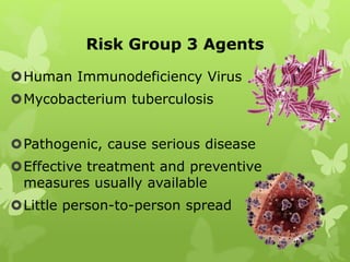 BIOSAFETY REGULATIONS pptx | PPTX