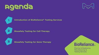 Biosafety Testing Solutions for Cell & Gene Therapy | PDF