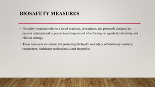 Biosaftey mearsument In Chemical Pathology.pptx