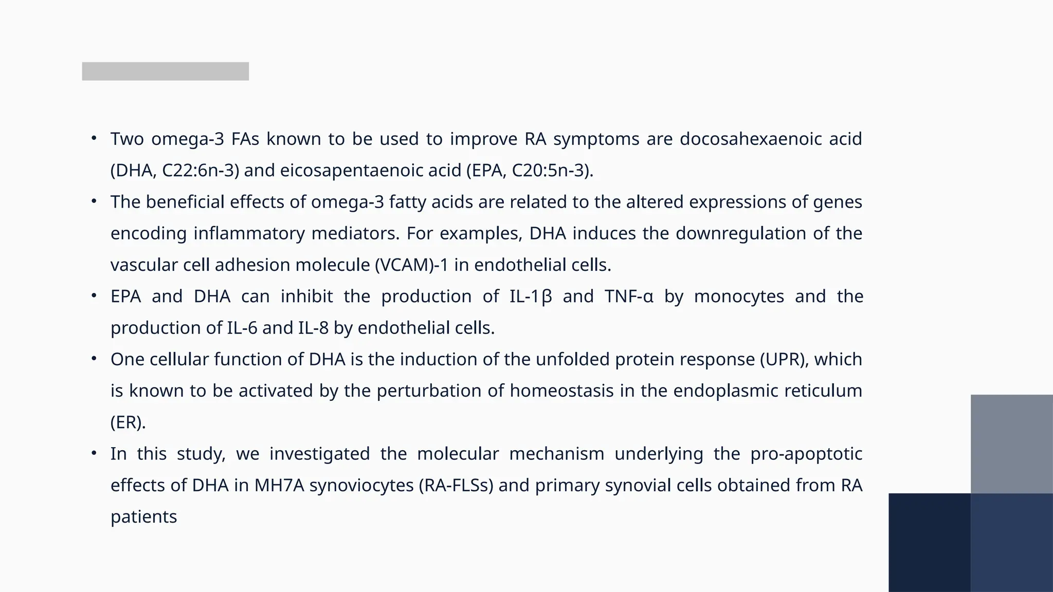 DHA Induces Cell Death through the Production of ROS and the ...