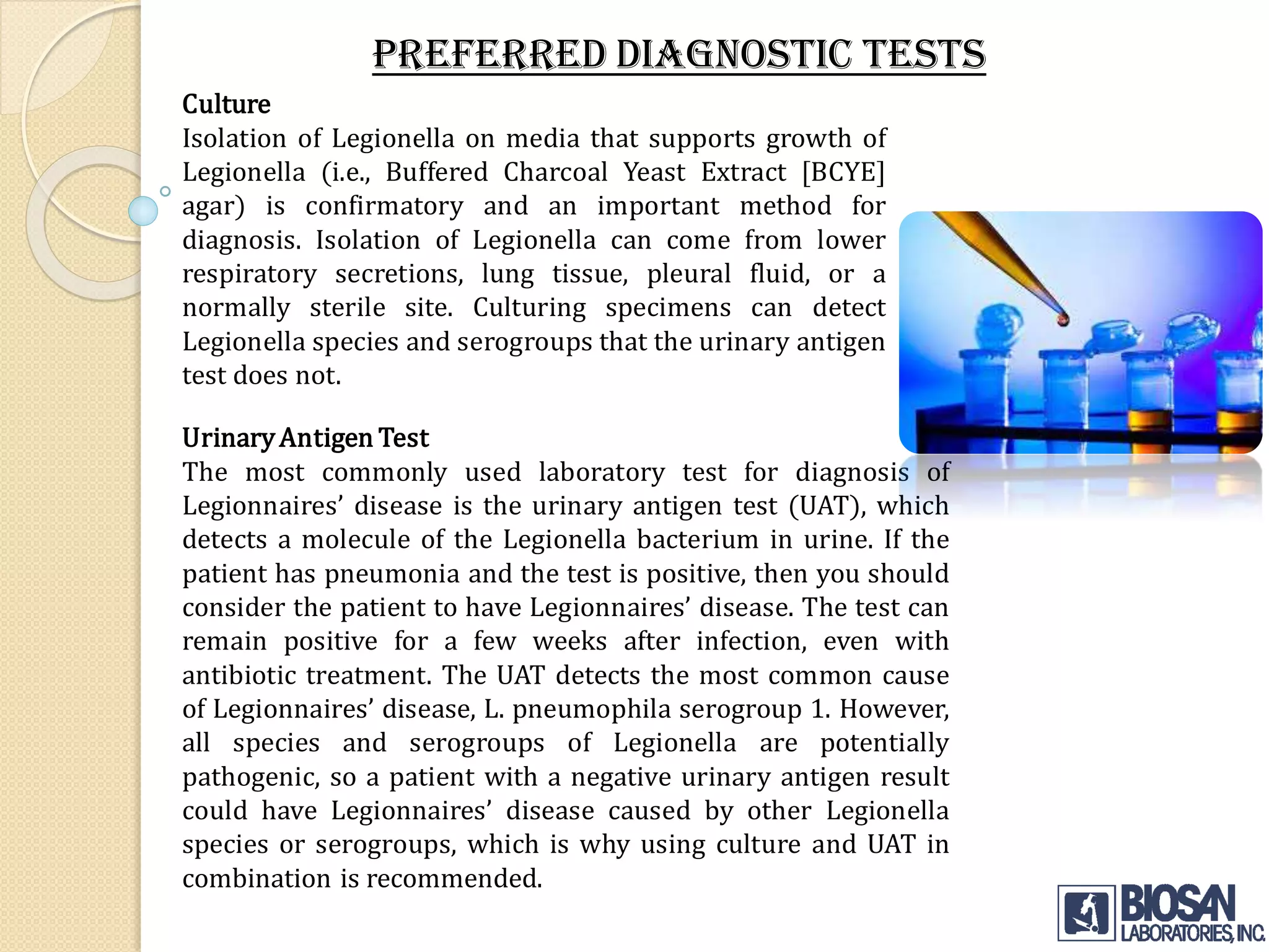 LEGIONELLA LABORATORY TESTING | PDF