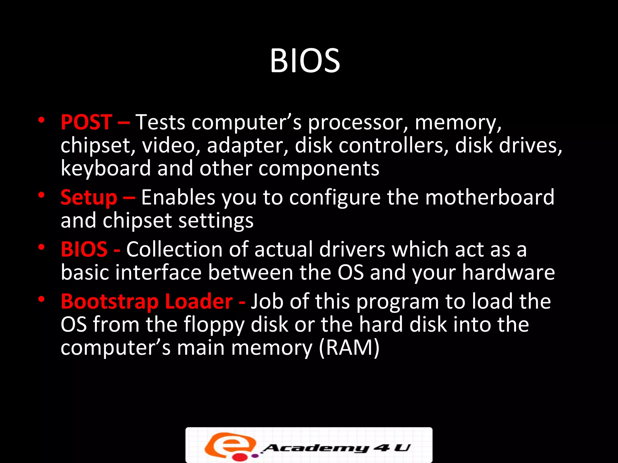 Bios and cmos | PPT