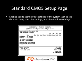 Bios and cmos | PPT