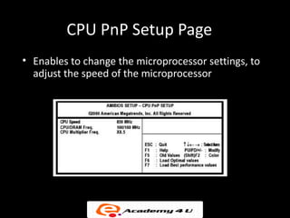 Bios and cmos | PPT