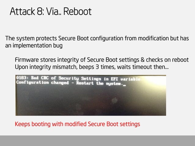 BIOS and Secure Boot Attacks Uncovered | PDF