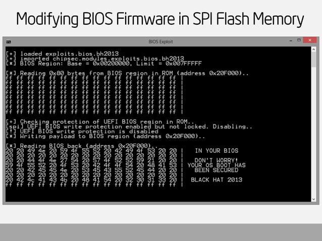 BIOS and Secure Boot Attacks Uncovered | PDF