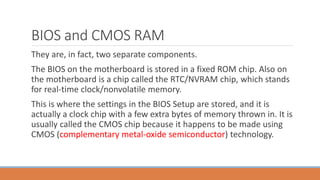 BIOS Basics of the digital computer systems | PPT