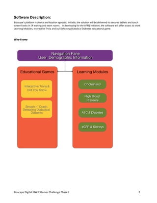 Bioscape RWJF Challenge | PDF