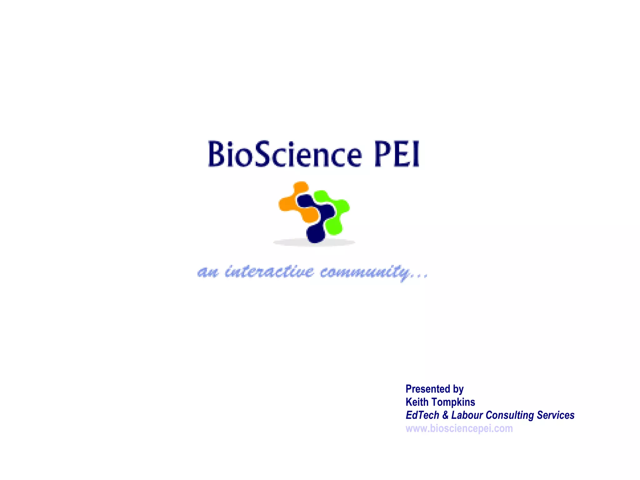 Bio sciencepei presentation peibioalliance jan 1612 | PPT