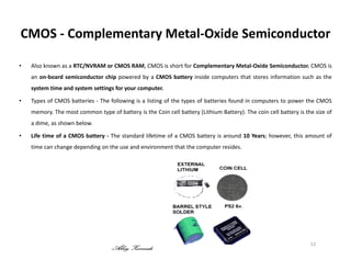 BIOS & CMOS is about the BIOS and CMOS o | PDF