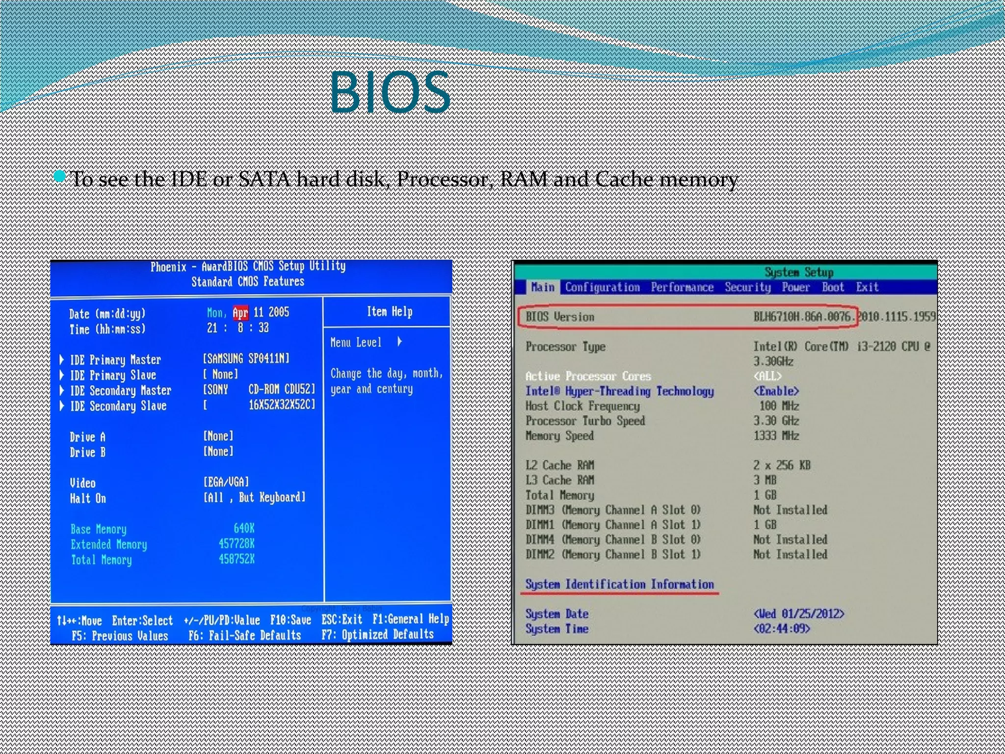 Bioscmos, post, boot | PPS