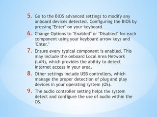 cours informatique Bios . | PPT