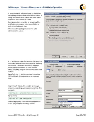 Bios configuration management | PDF