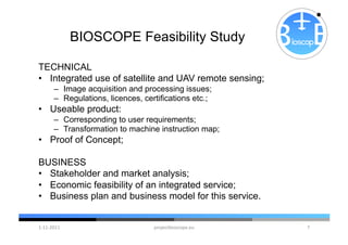 BIOSCOPE User Requirements | PPT