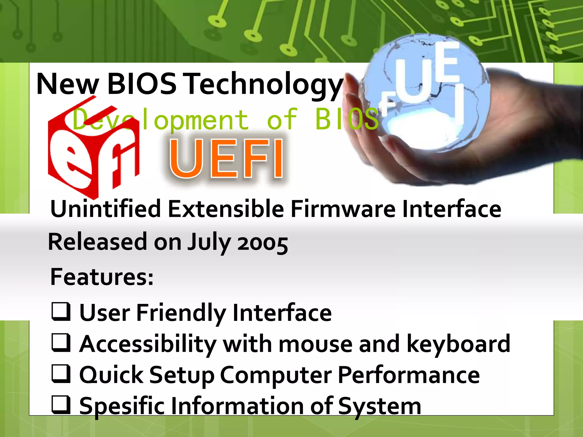 BIOS - Basic Input Output System | Tentang BIOS Komputer dalam Bahasa Inggris | PPTX