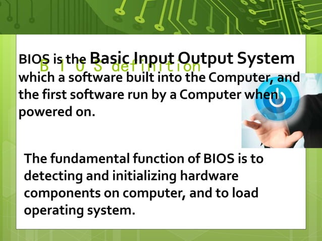 BIOS - Basic Input Output System | Tentang BIOS Komputer dalam Bahasa ...