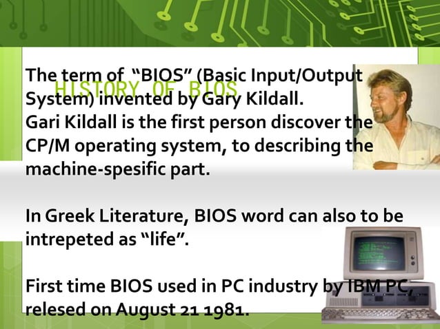 BIOS - Basic Input Output System | Tentang BIOS Komputer dalam Bahasa Inggris | PPT