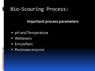 Bio-scouring | PPTX