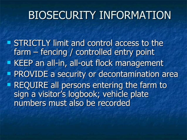 Biosecurity | PPT