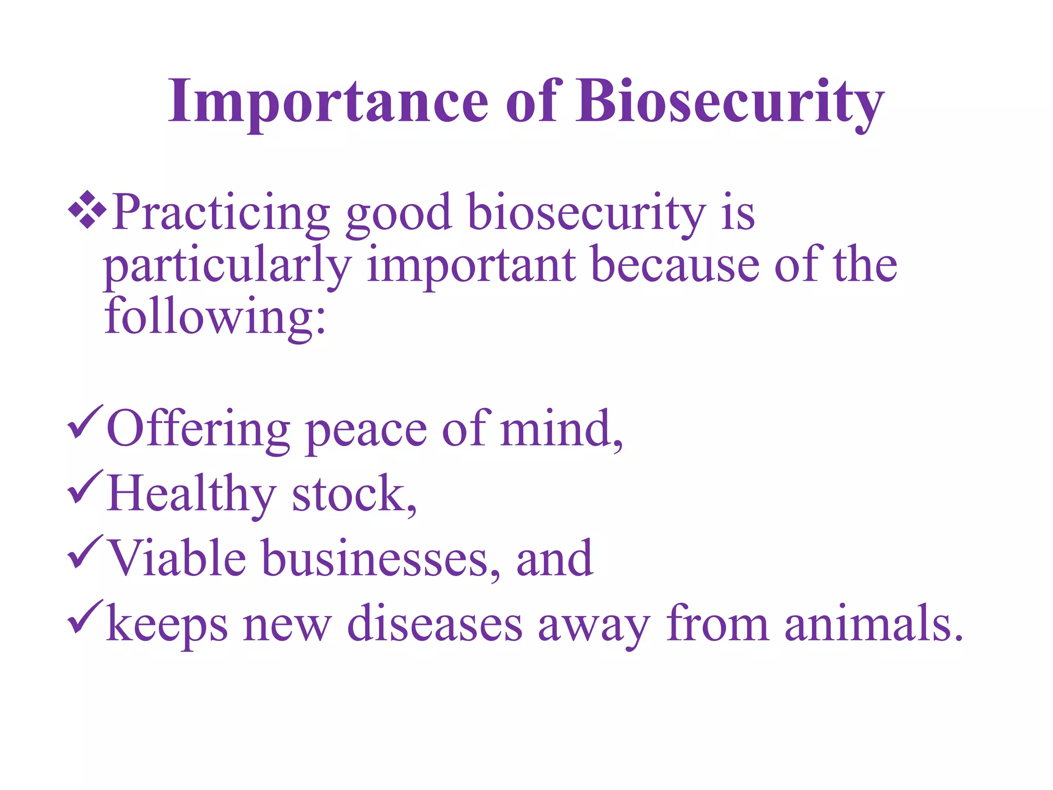 Biosecurity | PPTX